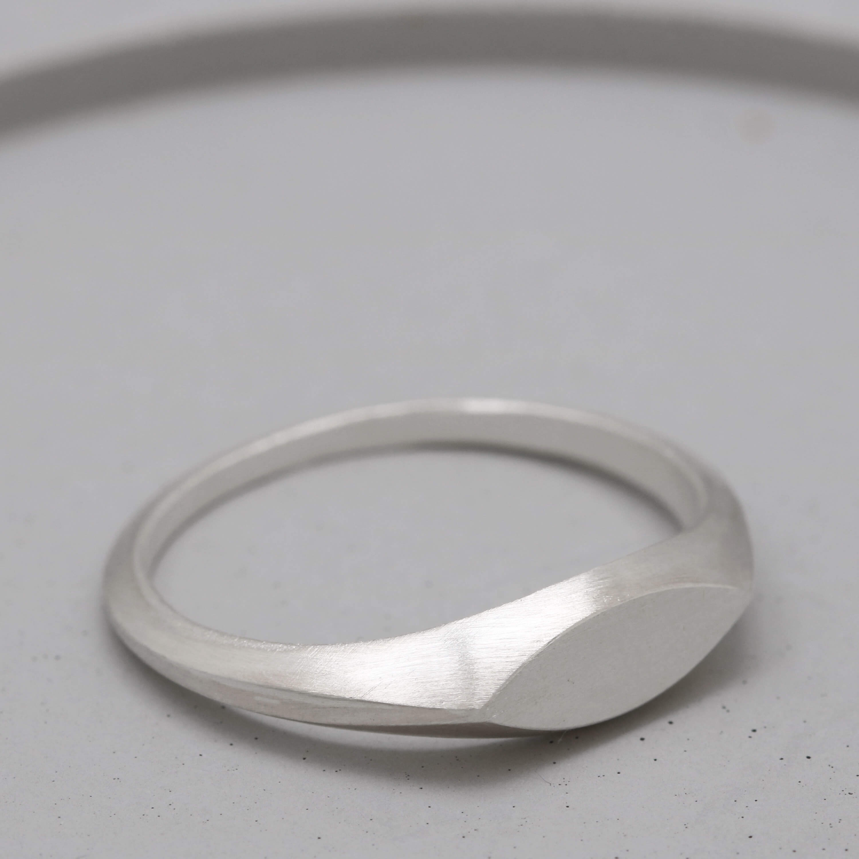 Sterling Silver and 9ct Gold Ladies Signet Rings - Louy Magroos