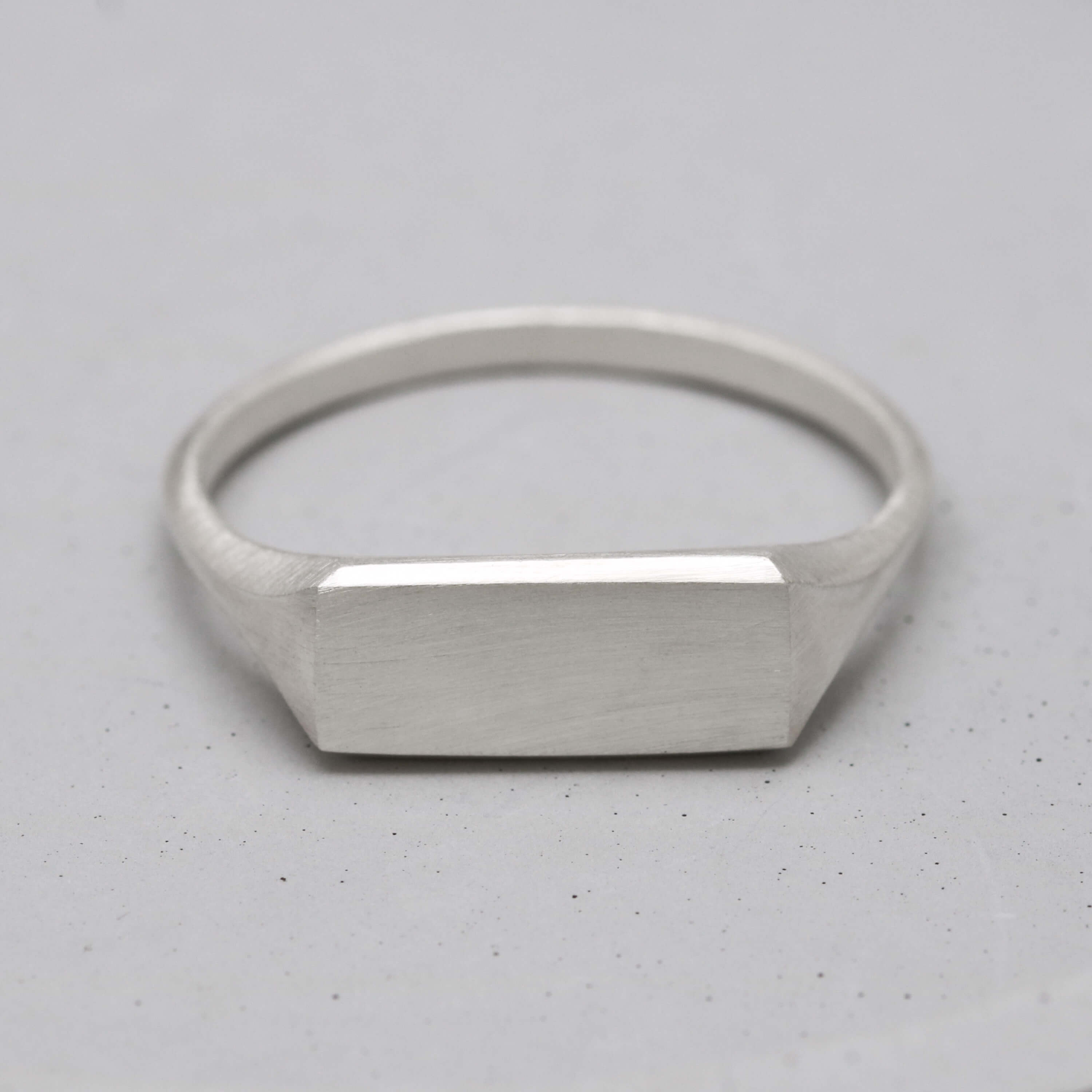 Sterling Silver and 9ct Gold Ladies Signet Rings - Louy Magroos