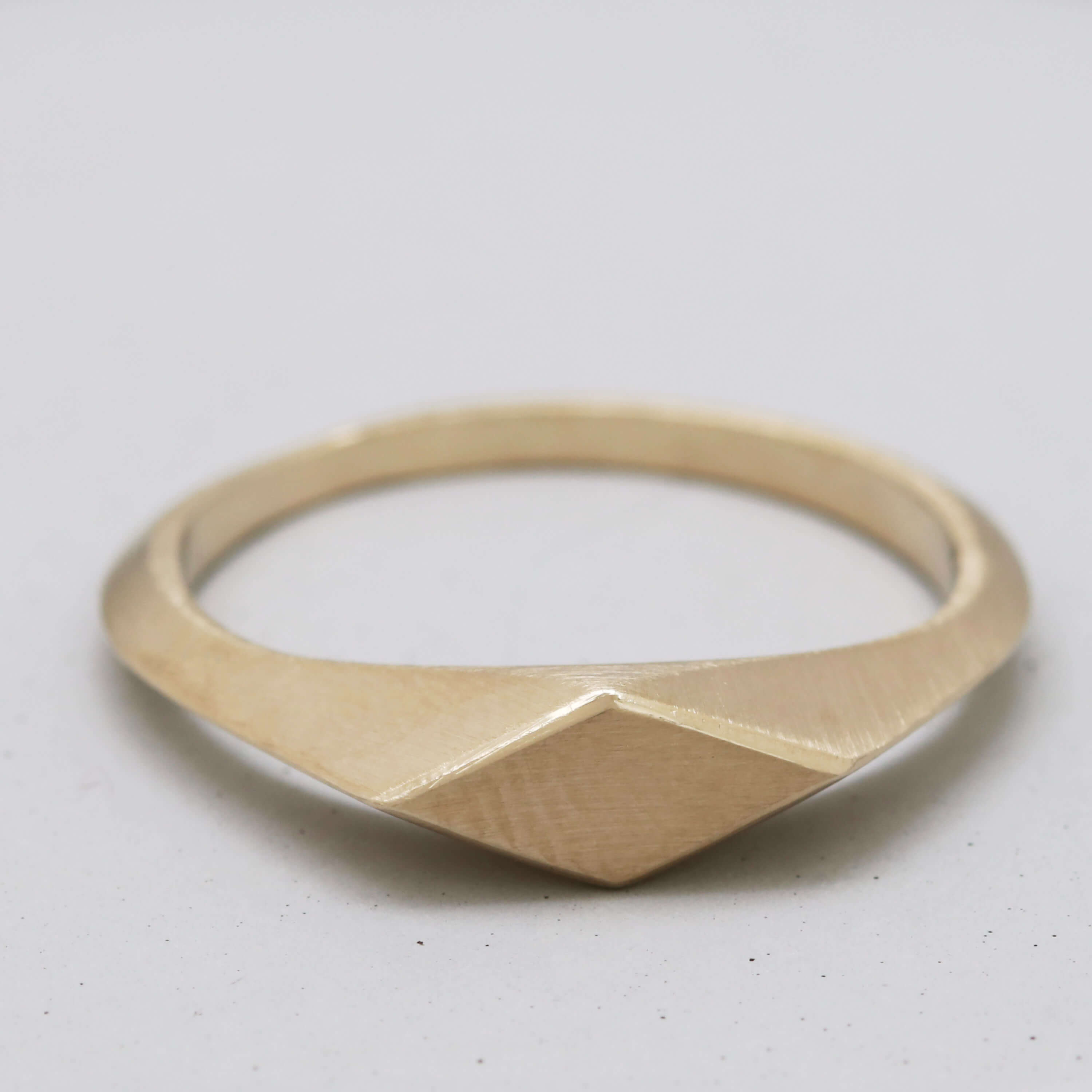 Sterling Silver and 9ct Gold Ladies Signet Rings - Louy Magroos