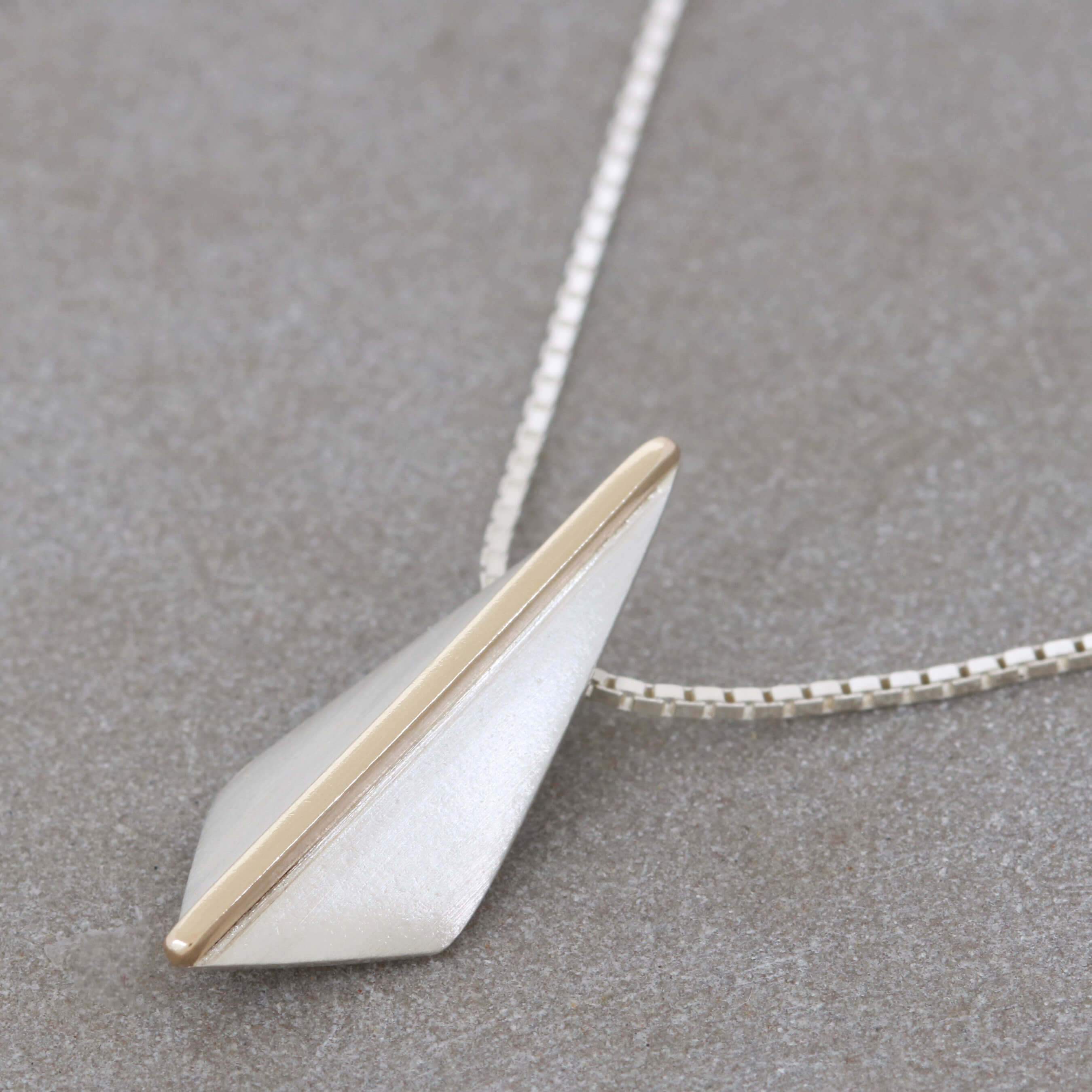 Art Deco Kite Pendant Necklace - Louy Magroos